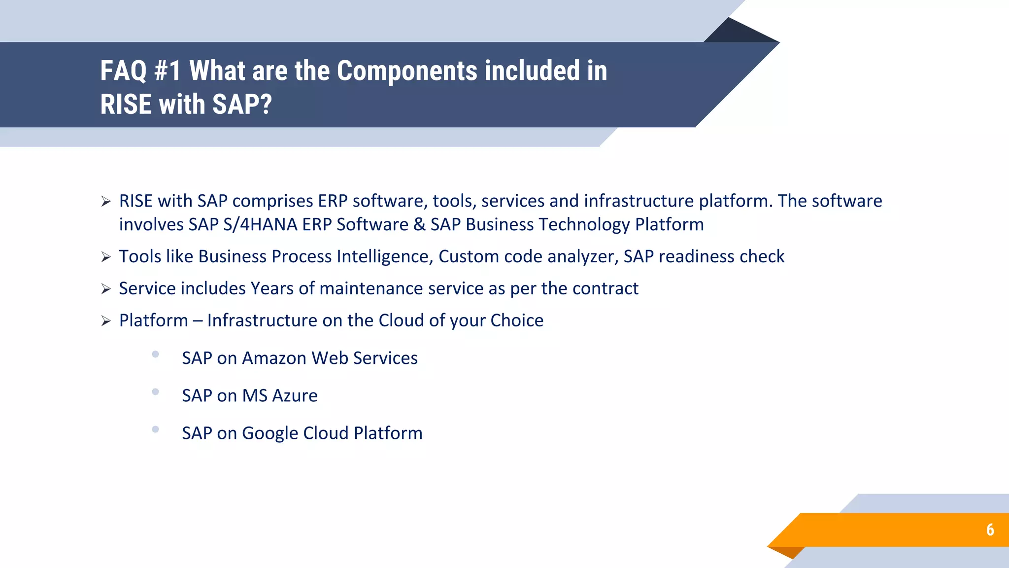 Answering the Top 7 FAQs about RISE with SAP Business Implementation | PPTX | Cloud Computing ...