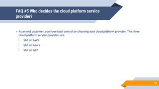 Answering the Top 7 FAQs about RISE with SAP Business Implementation | PPTX