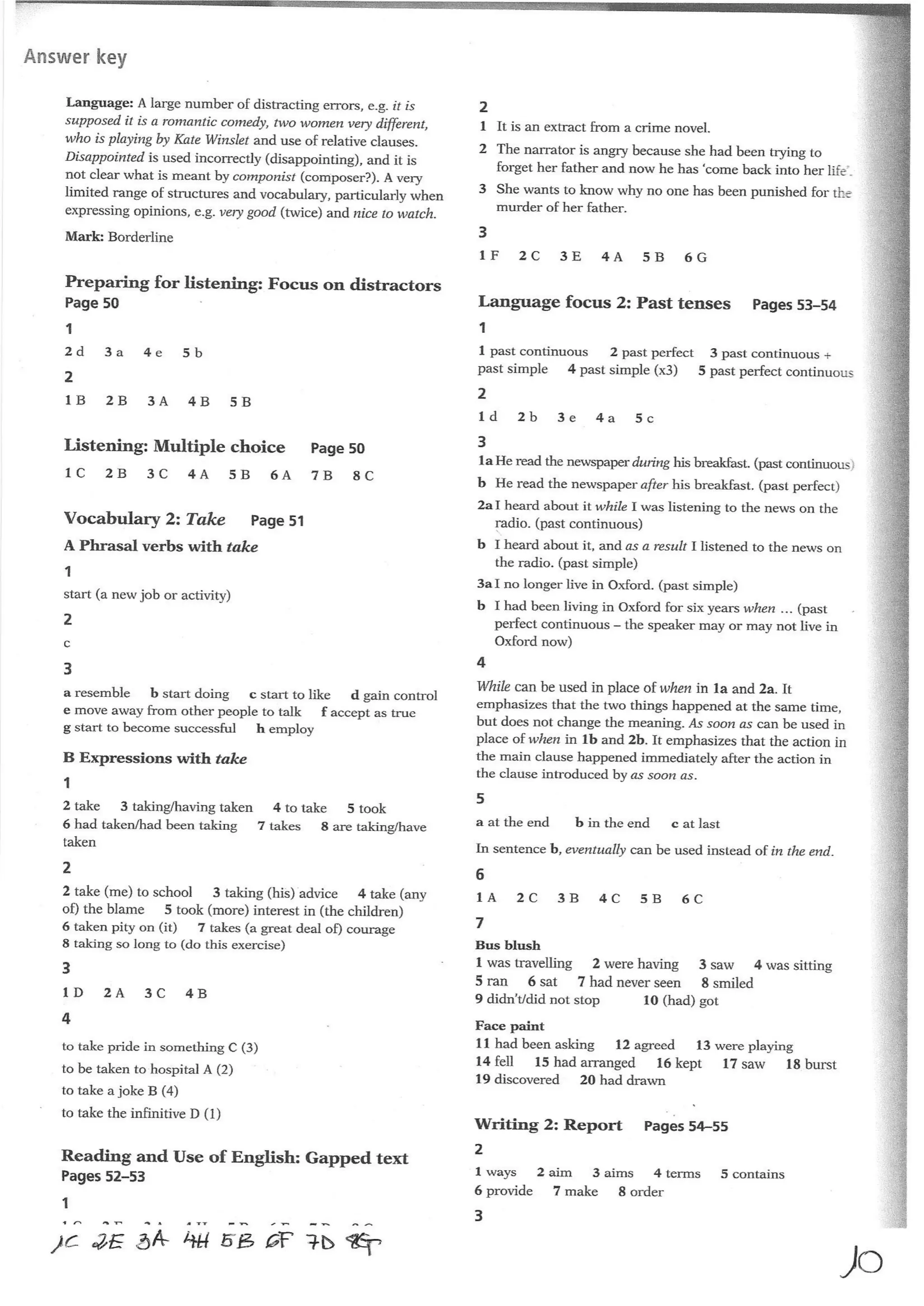 Answerkey ready for first 2016 | PDF