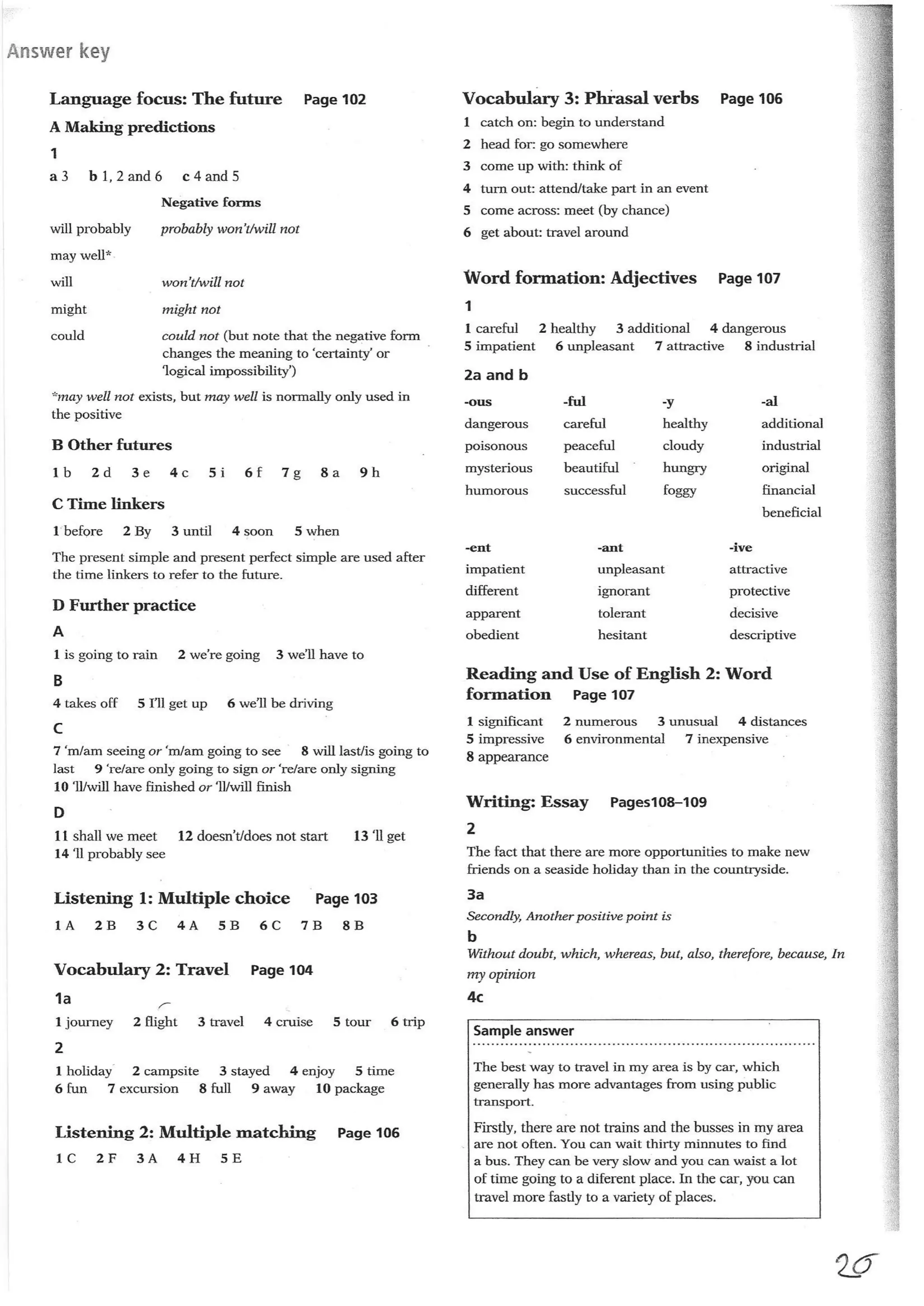 Answerkey ready for first 2016 | PDF