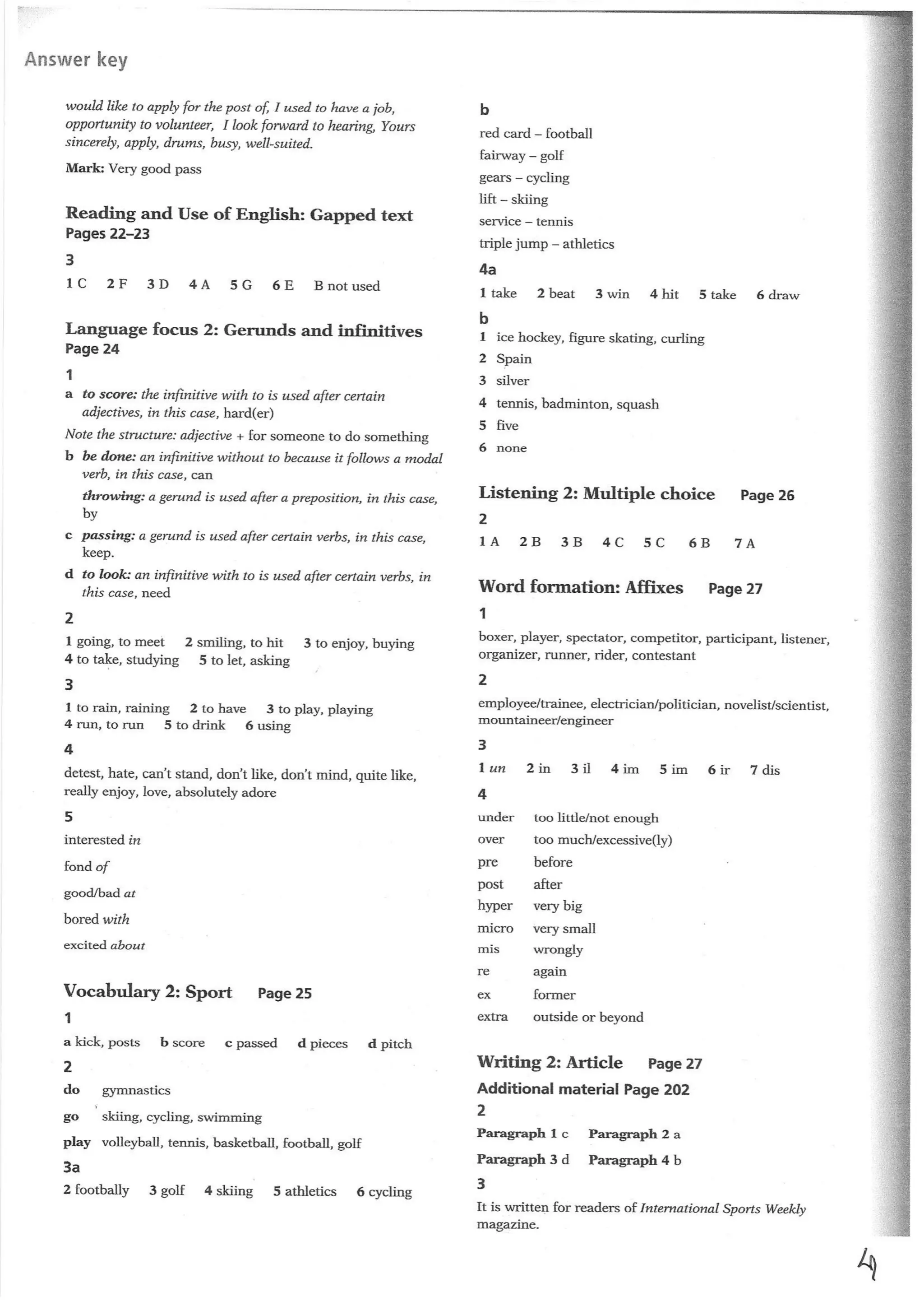 Answerkey ready for first 2016 | PDF