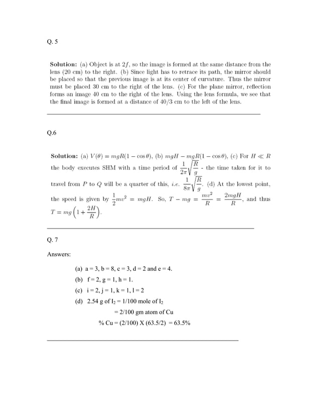 Answerkey2010 sa-part b | PDF