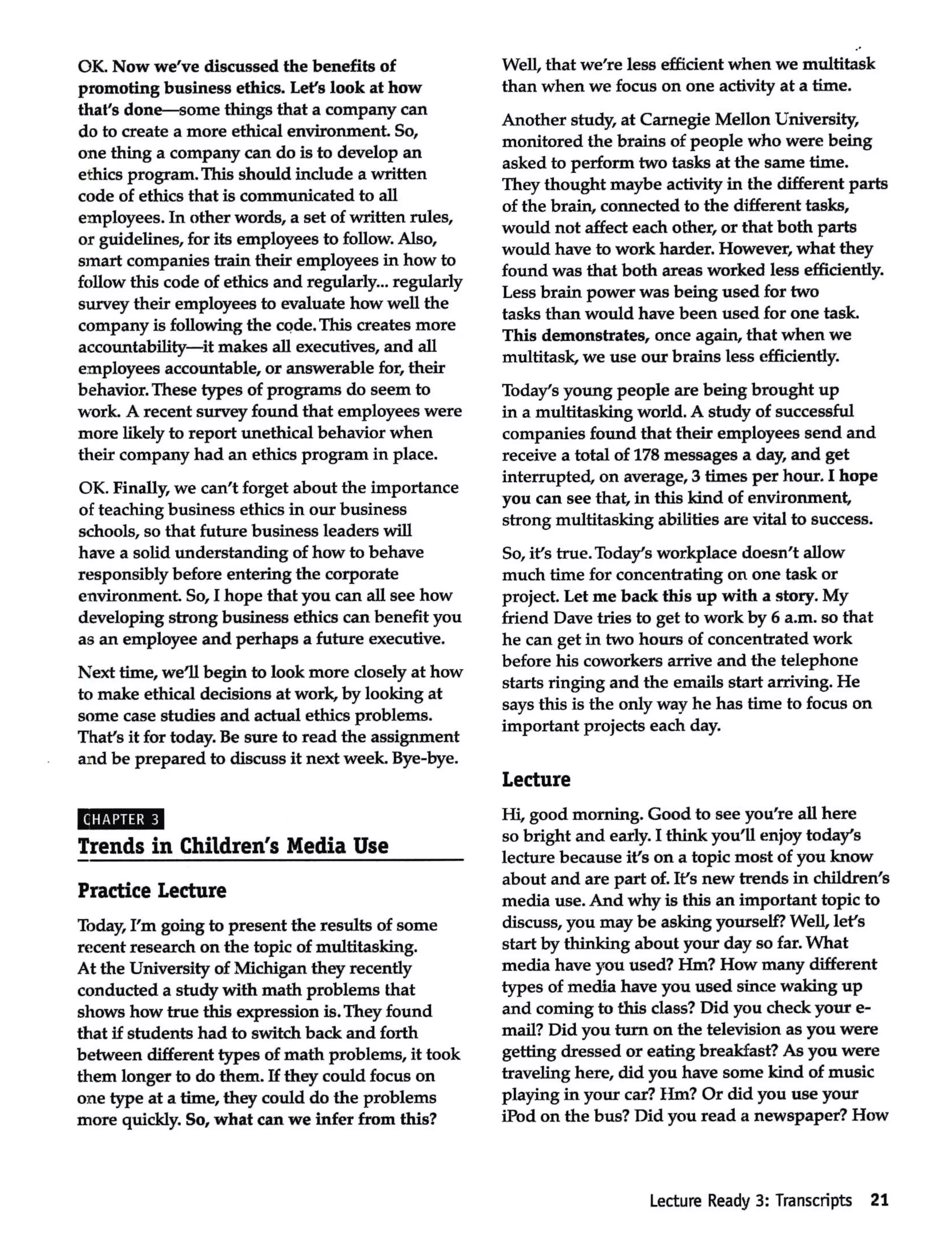 Lecture Ready 3 Strategies for Academic Listening, Note-taking, and ...