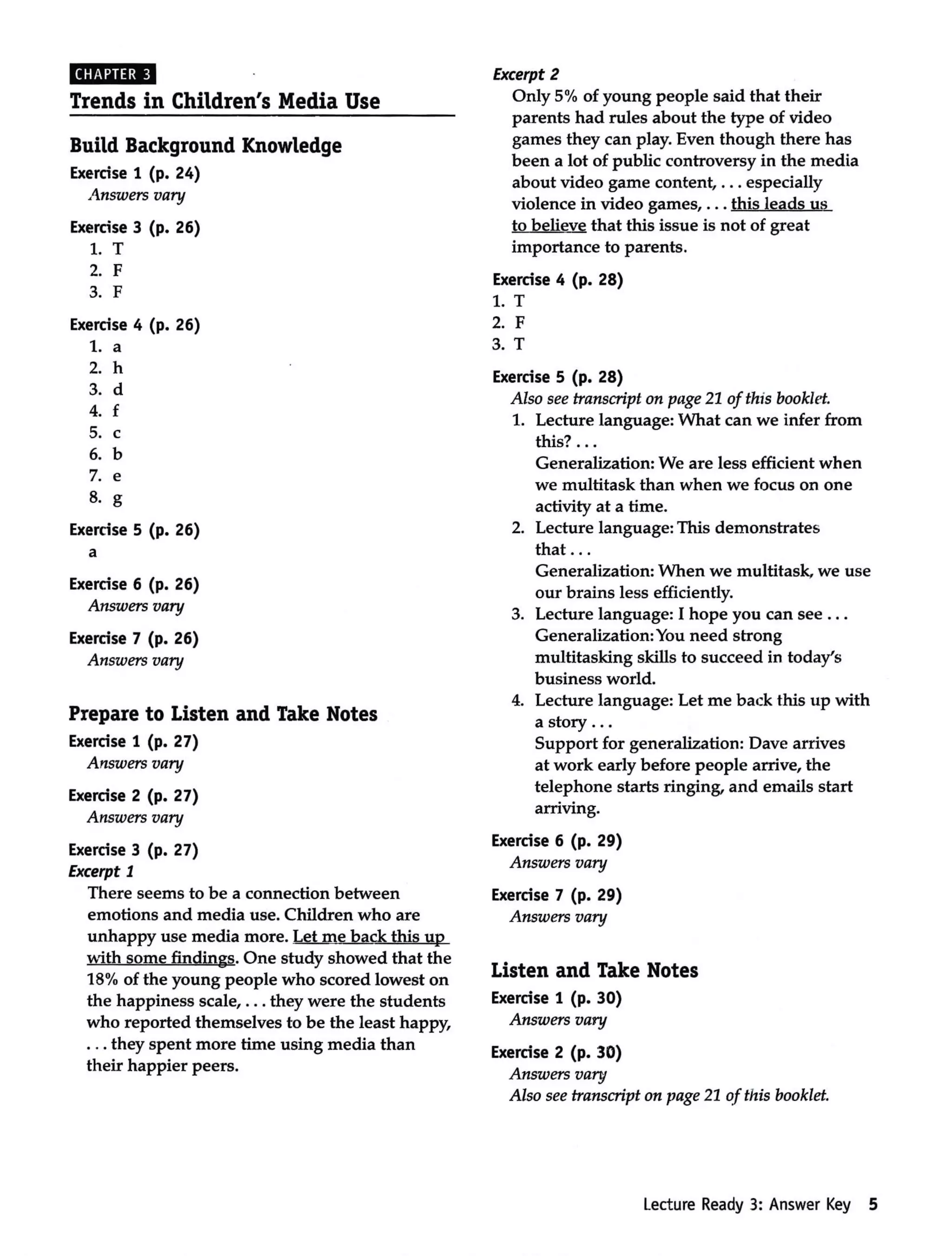 Lecture Ready 3 Strategies for Academic Listening, Note-taking, and ...