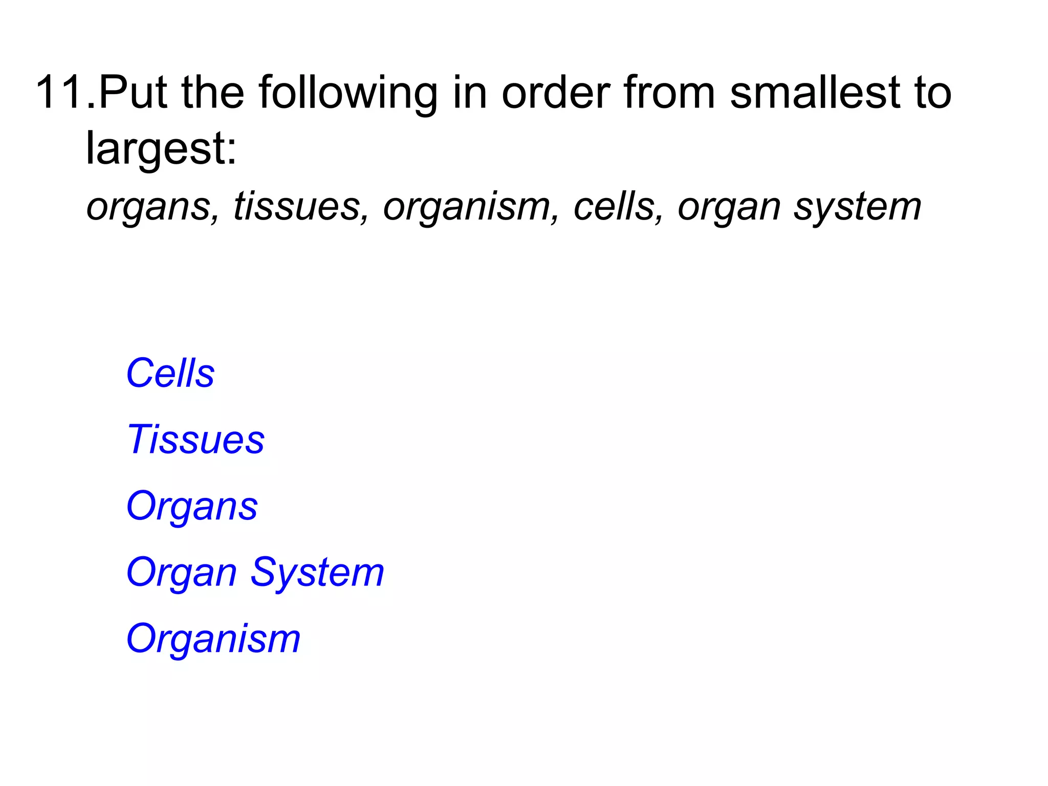 Human Body Systems Test Review | PPT