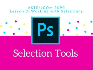 Answer Key to Guided Notes on Selection Tools in Photoshop CC | PDF