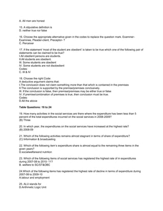 Answer keys of net paper | DOCX