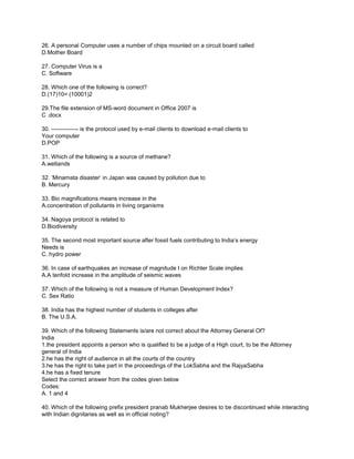 Answer keys of net paper | DOCX