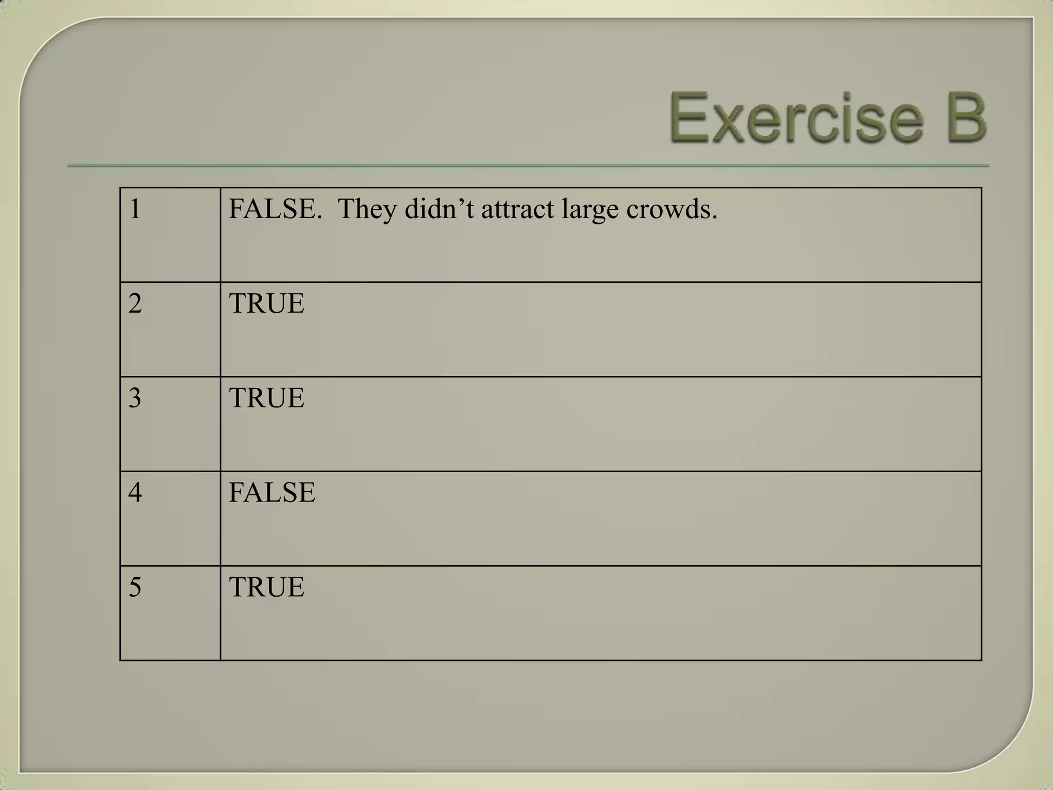 Answer key to exercises on medieval ages | PPTX