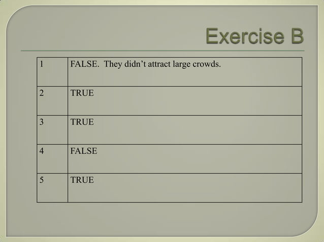 Answer key to exercises on medieval ages | PPTX