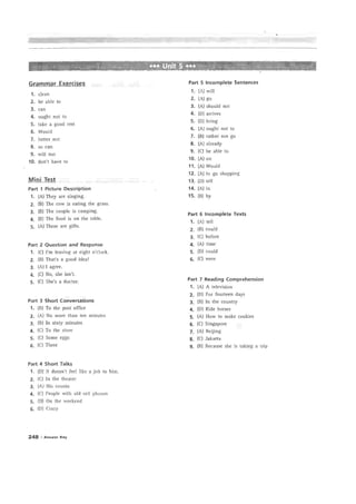 Answer key very easy toeic | PDF