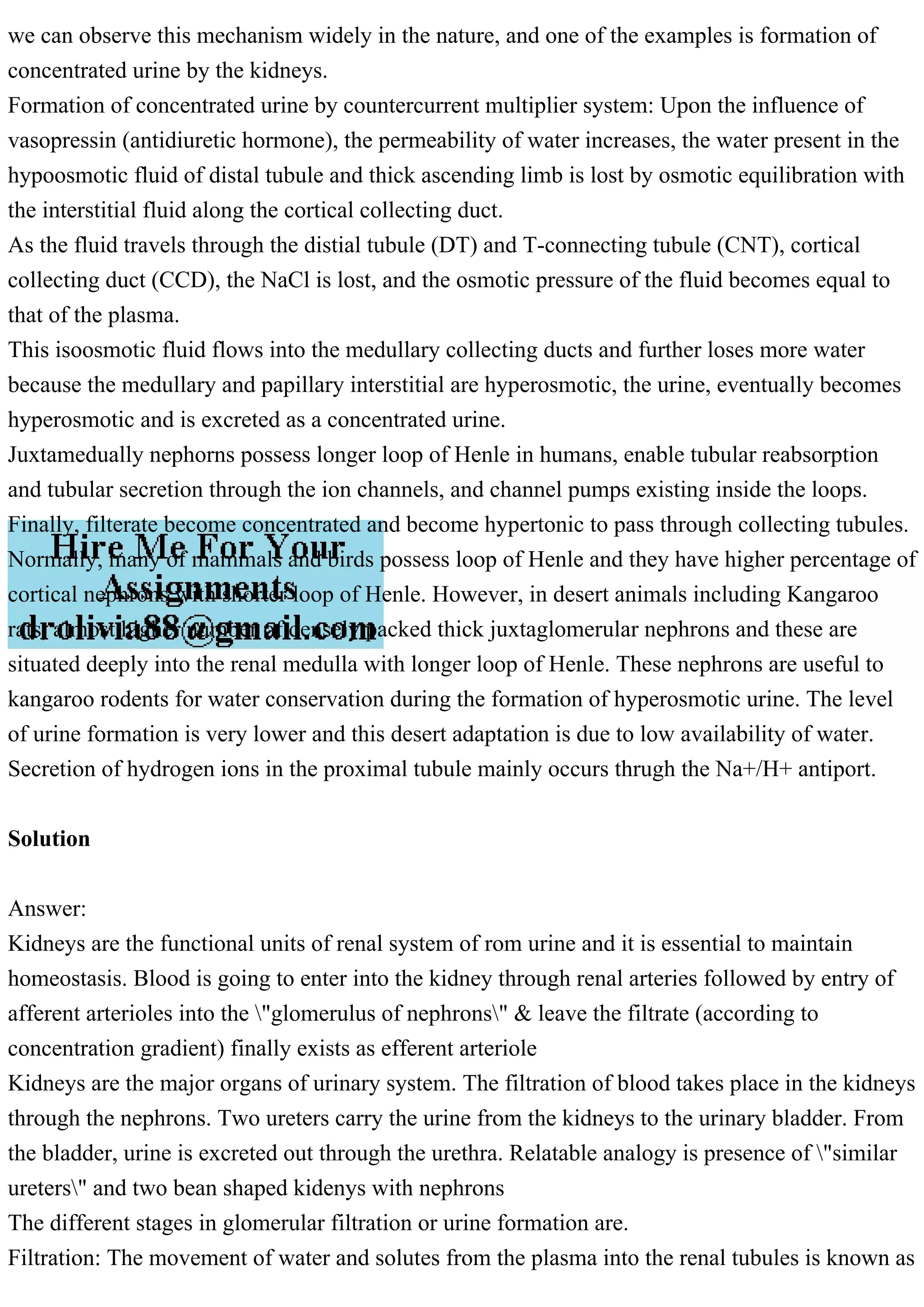 AnswerKidneys are the functional units of renal system of rom uri.pdf