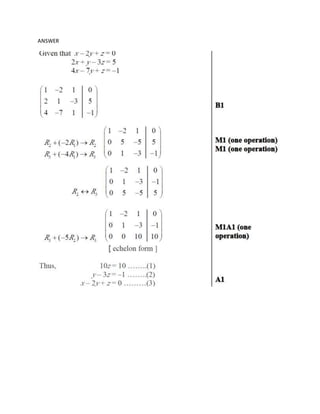 Answer maraton 1 | PDF