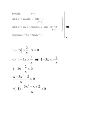 Answer maraton 1 | DOCX