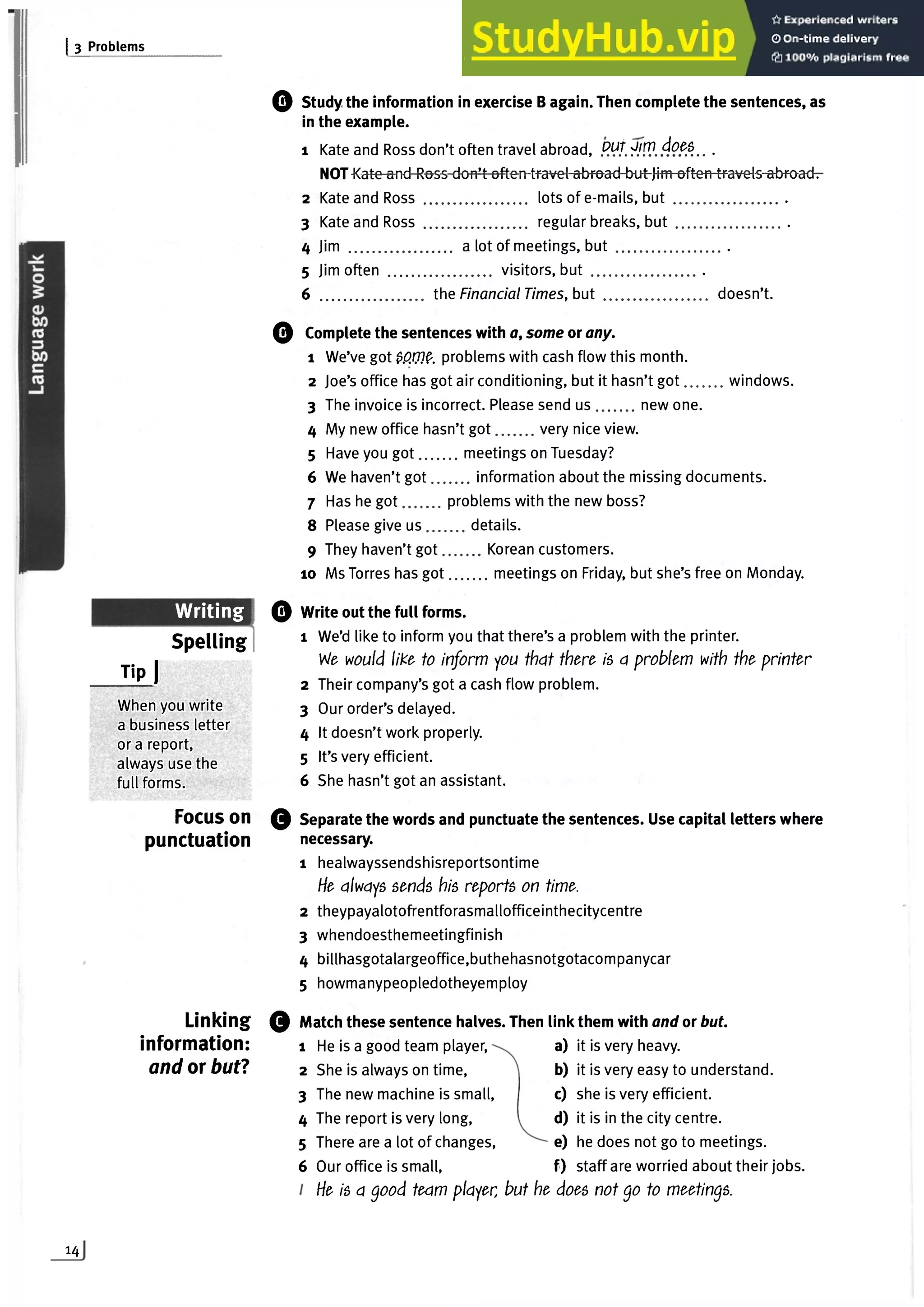 Answer Market Leader Pre-Intermediate | PDF