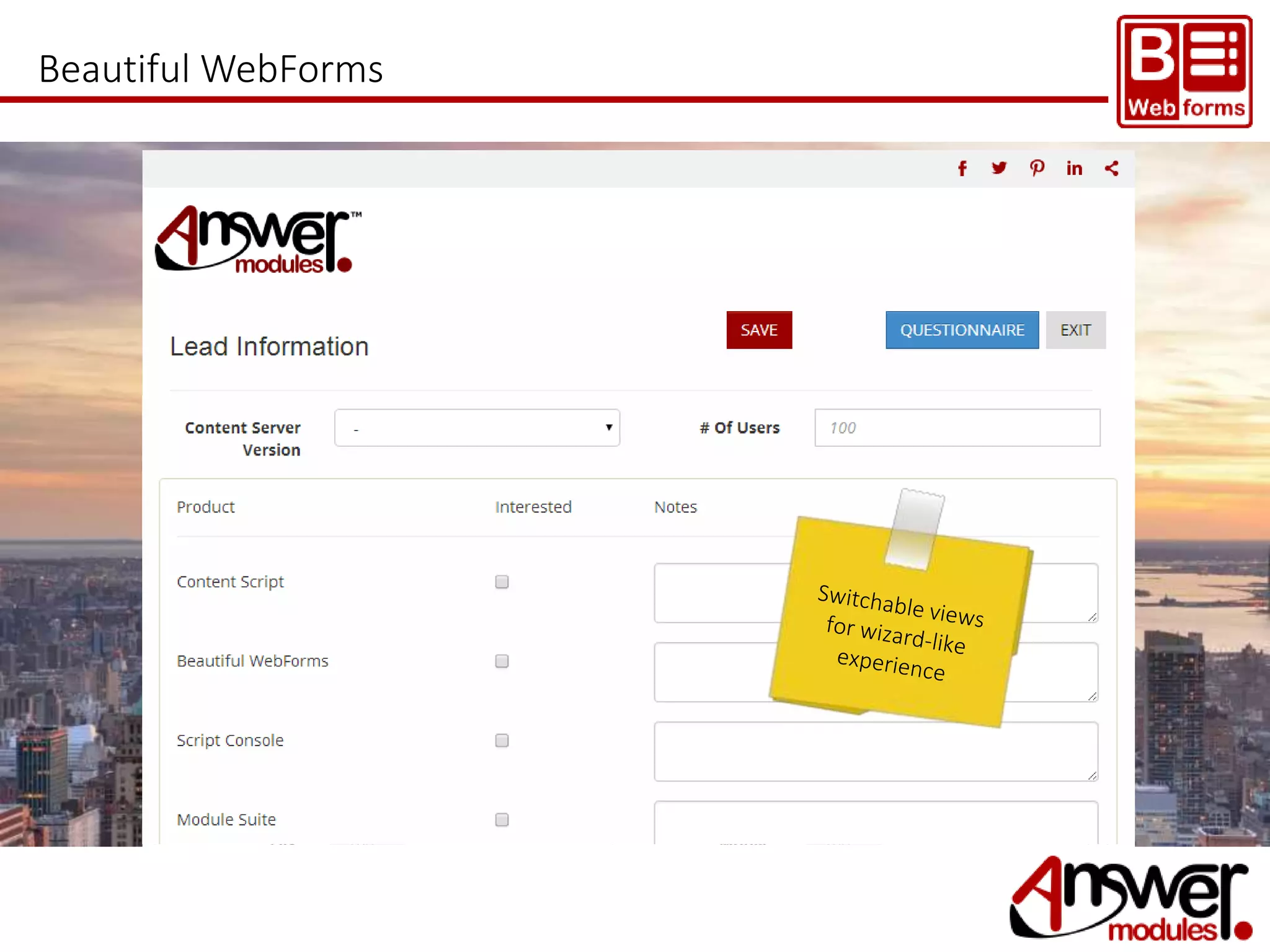 AnswerModules ModuleSuite | PPTX