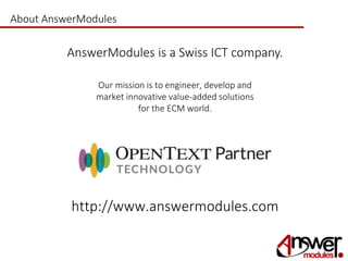 AnswerModules ModuleSuite | PPTX