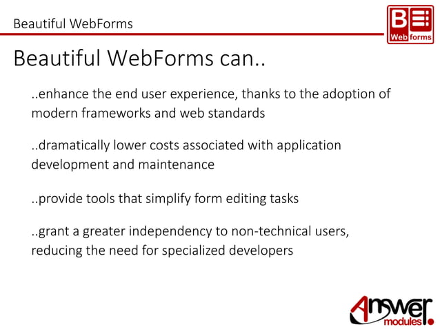 AnswerModules ModuleSuite | PPTX