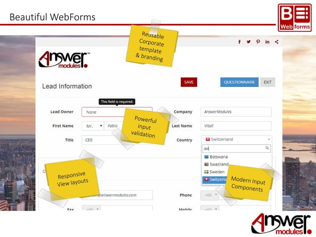 AnswerModules ModuleSuite | PPTX
