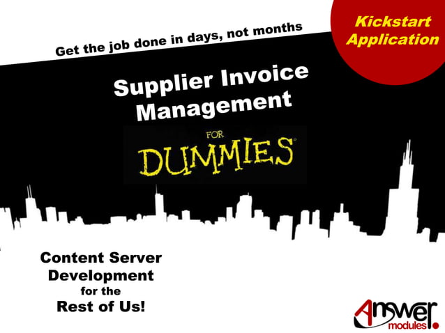 AnswerModules - Supplier Invoice management | PPTX