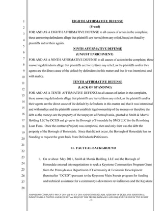 Answer of complaint 400 cv-2016 and 401-cv-2016 and counterclaim final ...