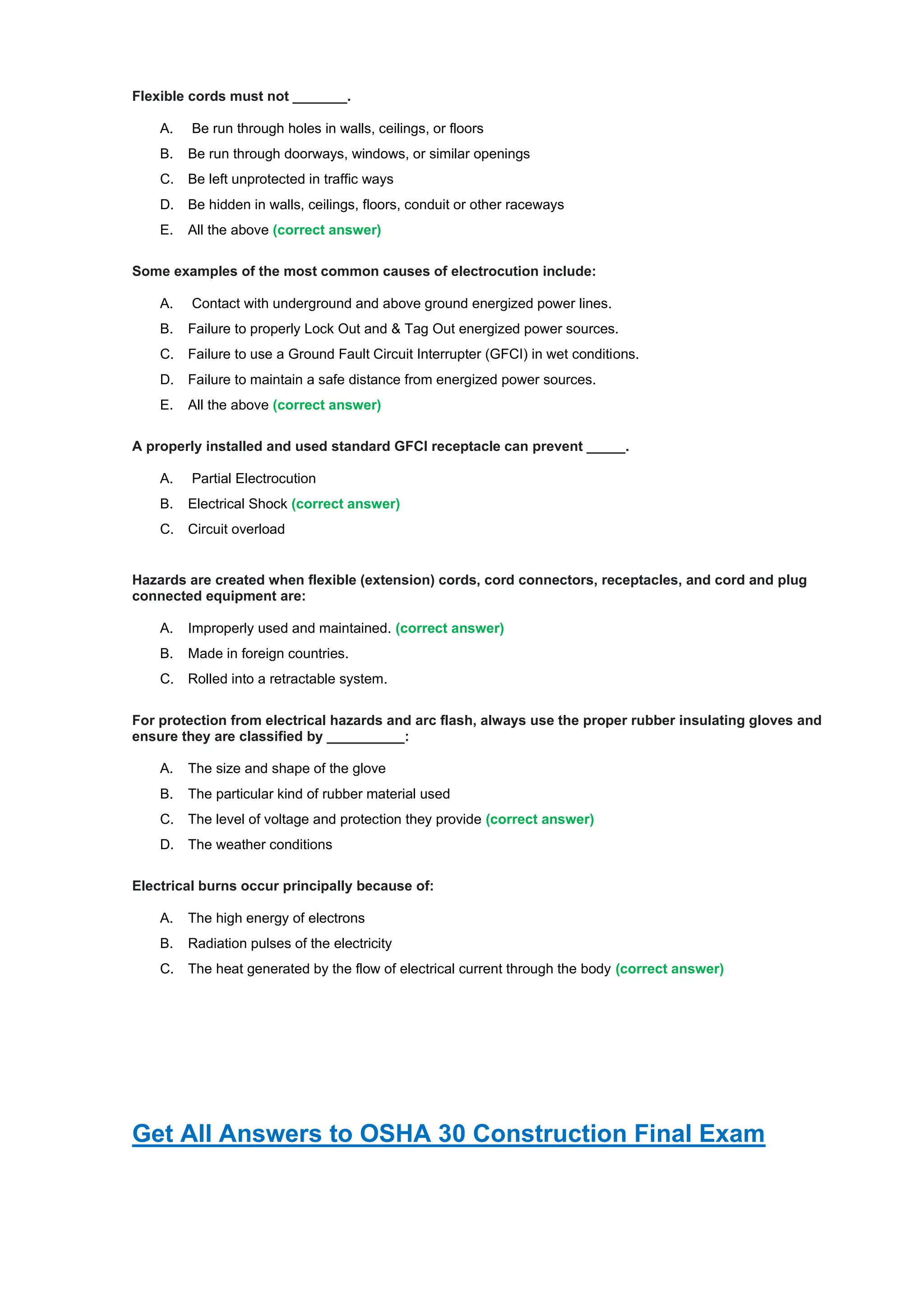 Answer & Question OSHA 30 Final Exam.pdfAnswer & Question OSHA 30 Final ...