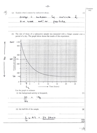 5 Nuclear decay test solutions | PDF