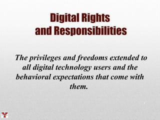 YPS Digital Citizenship - Lesson 1 -Answers | PPT | Technology & Computing