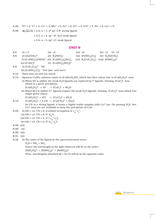 Answers | PDF | Chemistry | Science