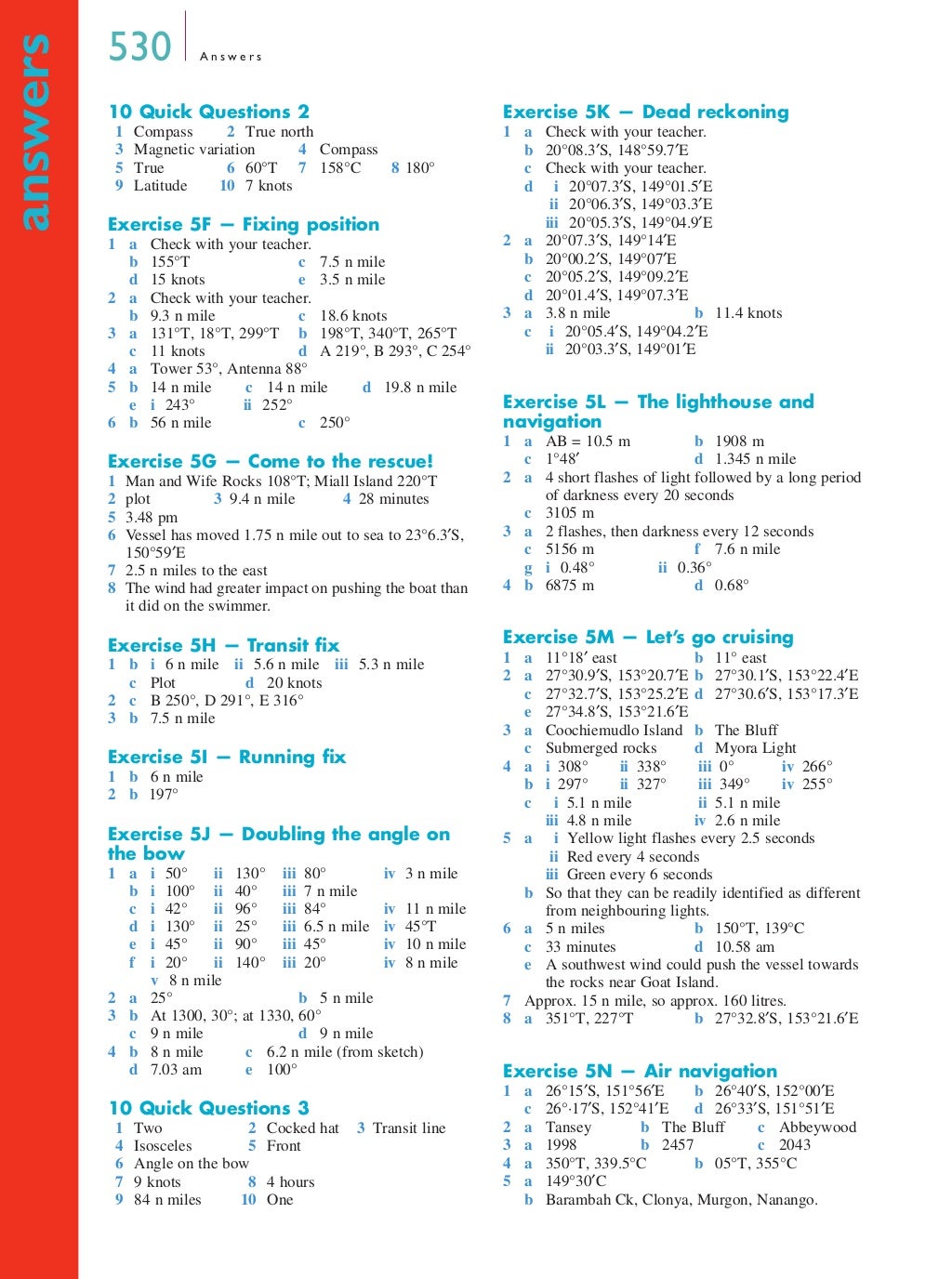 Year 12 Maths A Textbook - Answers