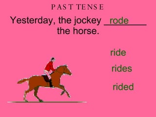 Answers Sporting Past, Present, Future Tense | PPT