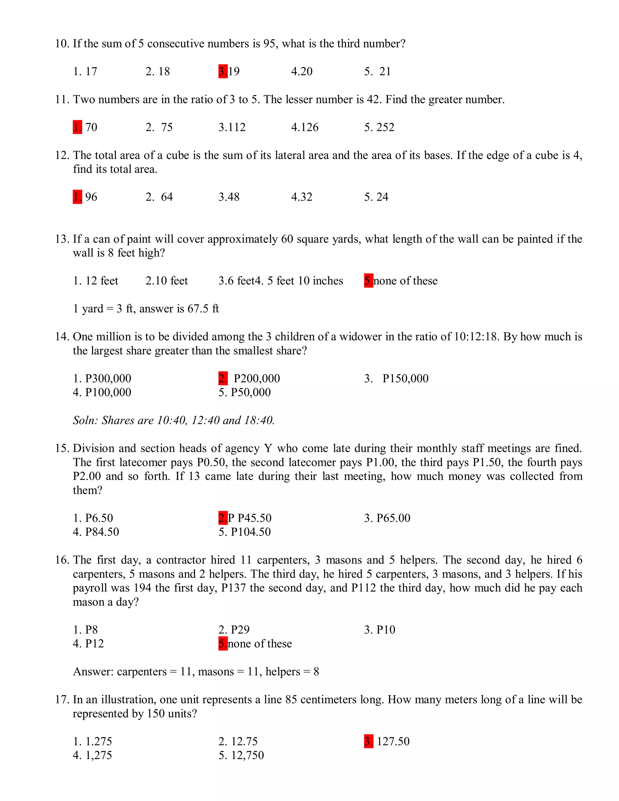 Answers to-philippine-civil-service-reviewer-problem-solving-items-1-to ...