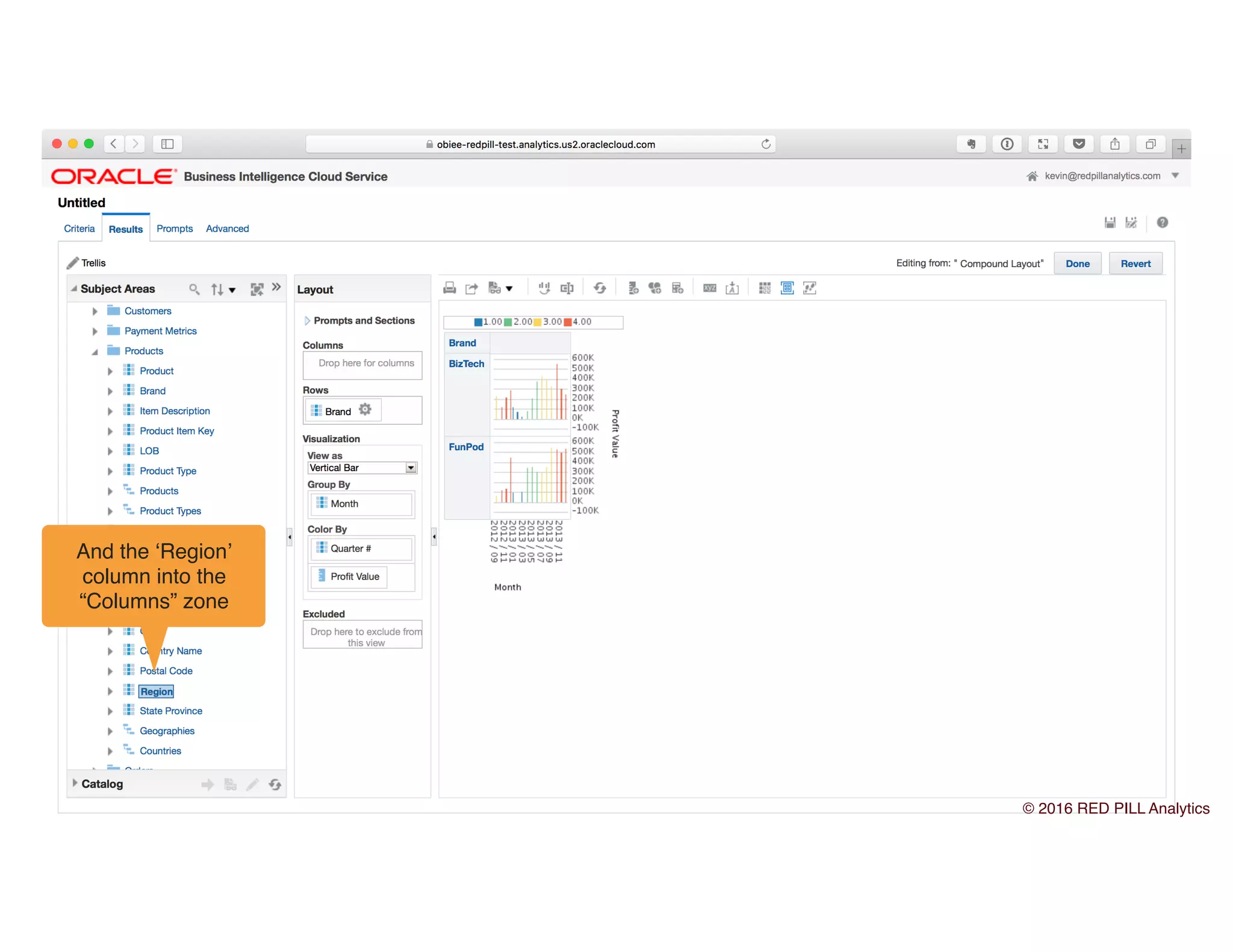 OBIEE Answers Vs Data Visualization: A Cage Match | PPT