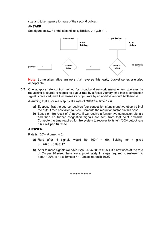 Answers computer networks 159334 assignment_2_2010 | PDF