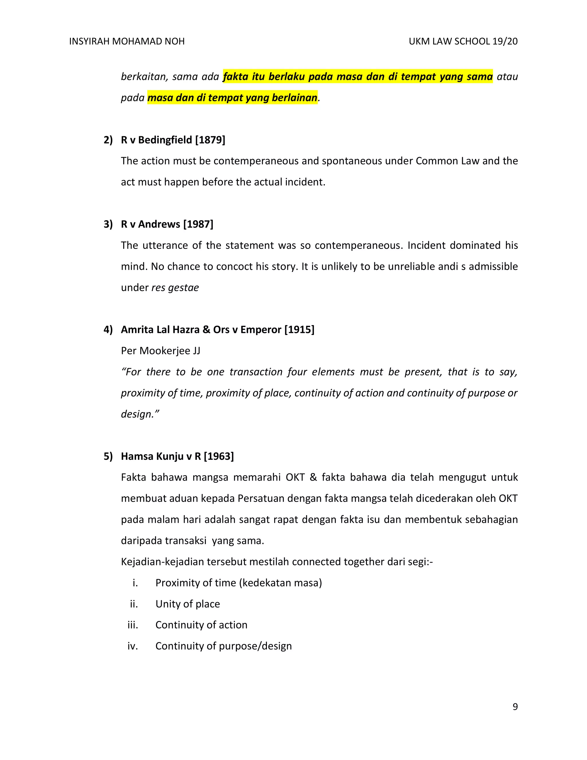 EVIDENCE LAW SECTION 6, 8, 9 | PDF
