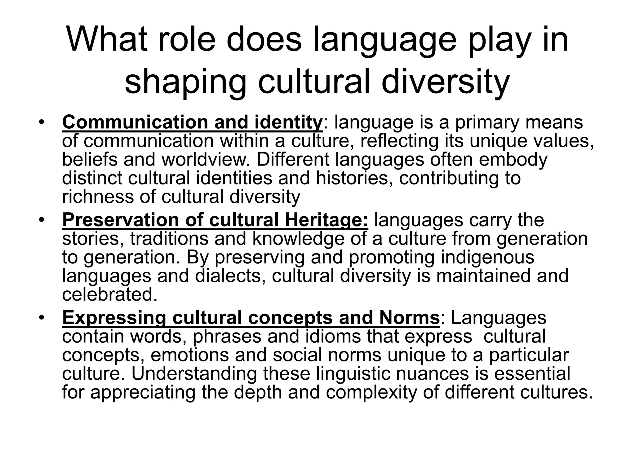 Culture and cultural definitions used in Sociology | PPT
