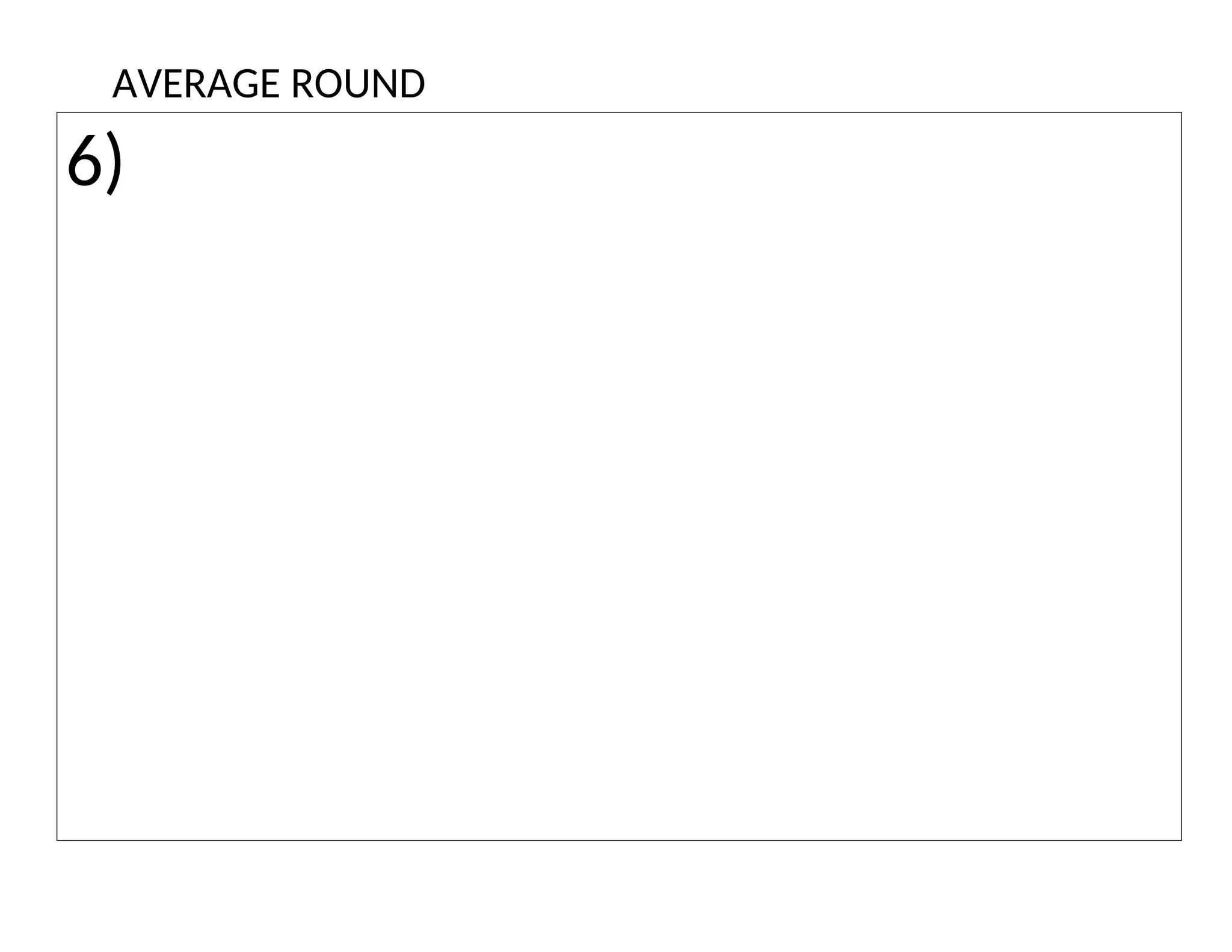 ANSWER SHEET AVERAGE ROUND, quiz bee docs. | DOCX