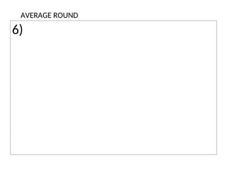 ANSWER SHEET AVERAGE ROUND, quiz bee docs. | DOCX