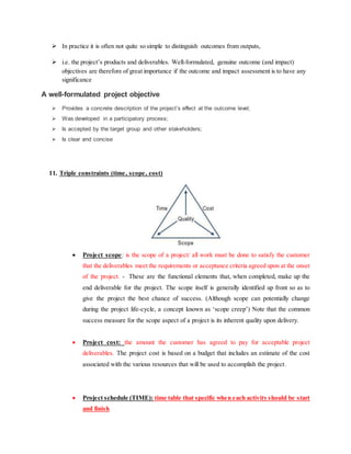 Answer sheet project management | DOCX