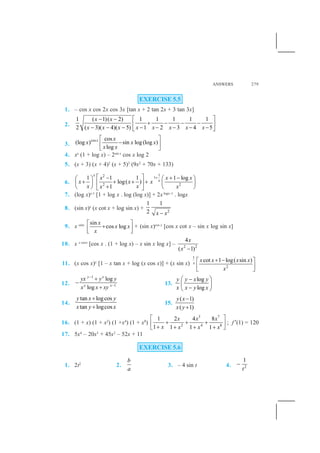 Answers part i | PDF | Physics | Science
