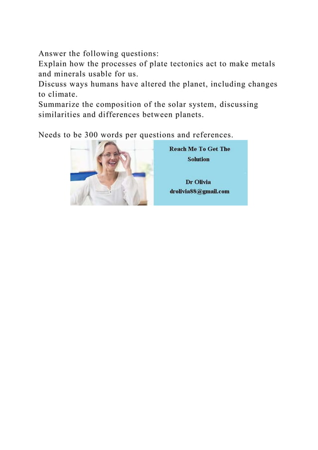 Answer the following questionsExplain how the processes of plate .docx