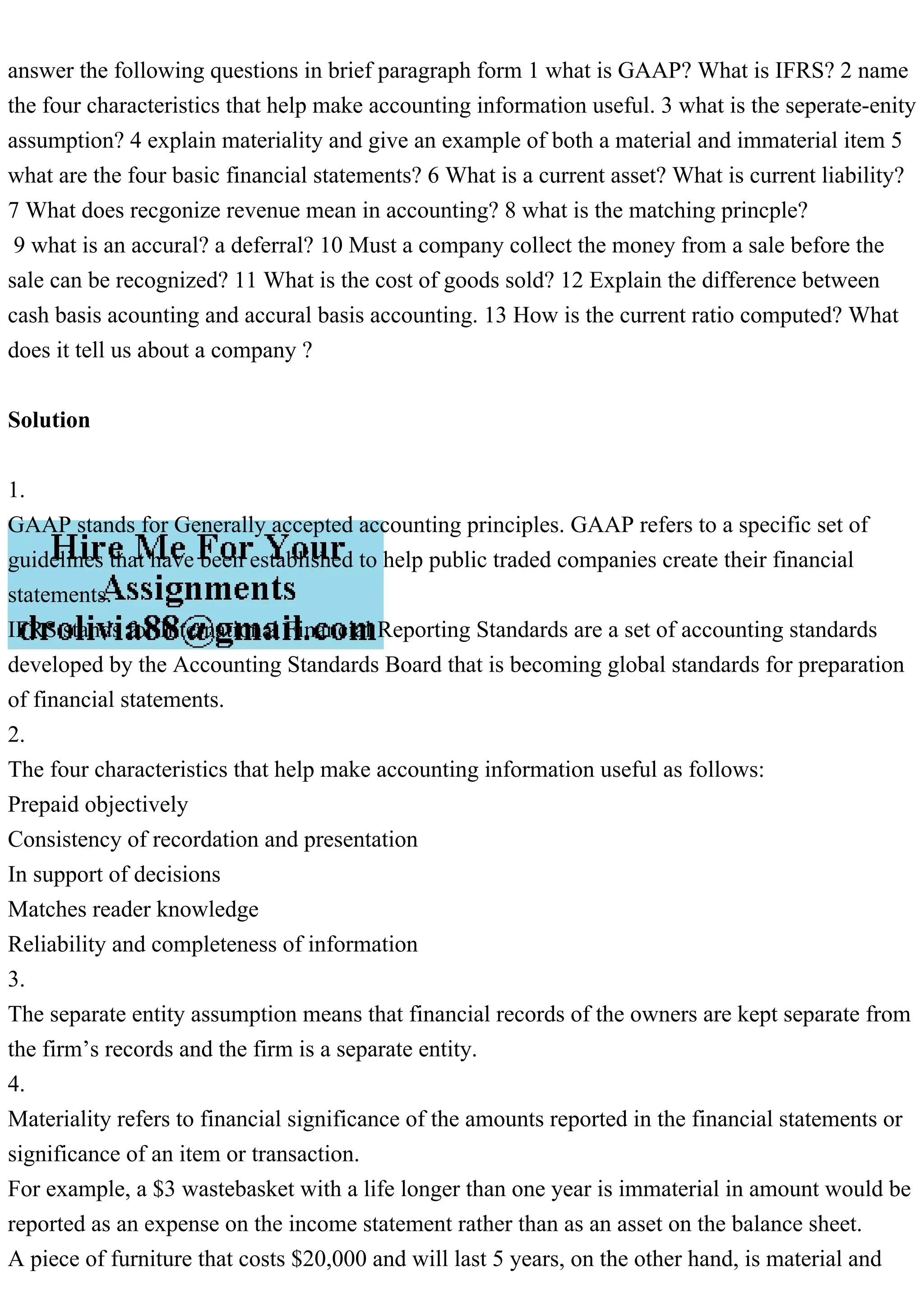answer the following questions in brief paragraph form 1 what is GAA.pdf