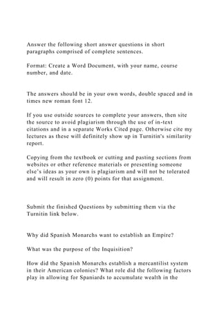 Answer the following short answer questions in short paragraphs co.docx