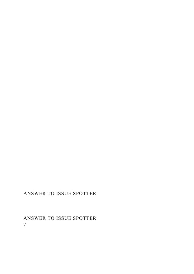 ANSWER TO ISSUE .docx