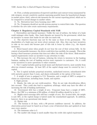 Answer var the new benchmark for managing financial risk | PDF