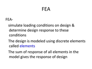 FEA Using Ansys | PPT