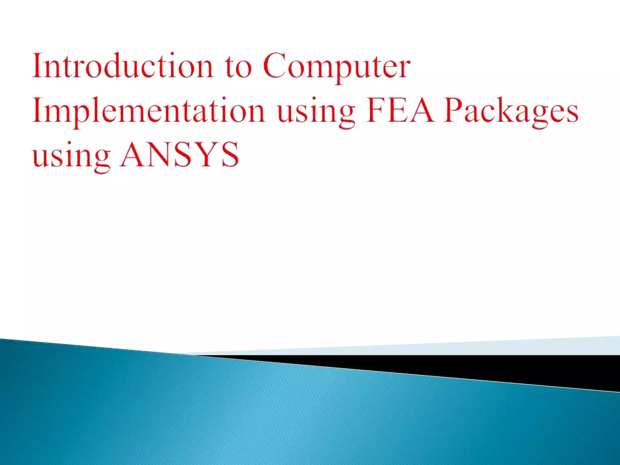 Ansys | PPT