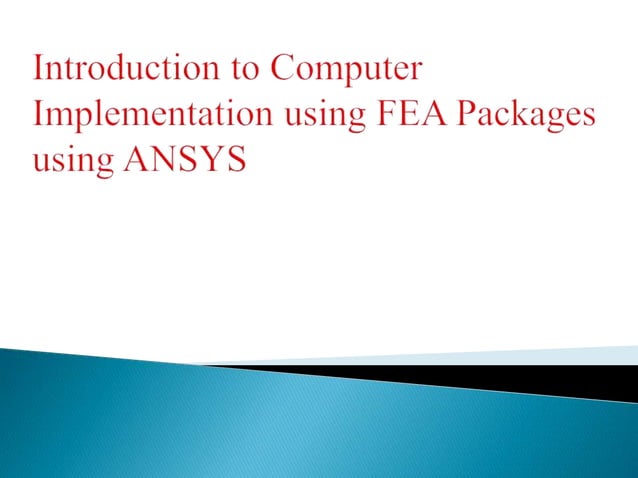 Ansys | PPT