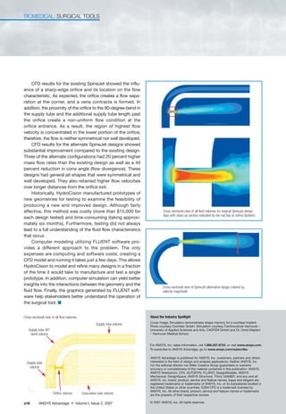 A N S Y S Biomedical Industry | PDF