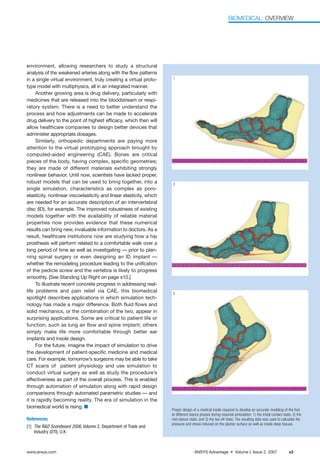 A N S Y S Biomedical Industry | PDF